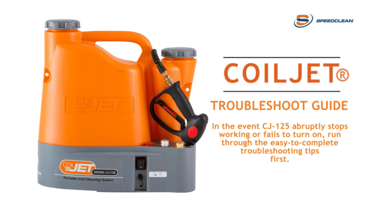 Battery Coil Cleaner CJ-125 | CoilJet HVAC Spray Coil Cleaning Systems | SpeedClean